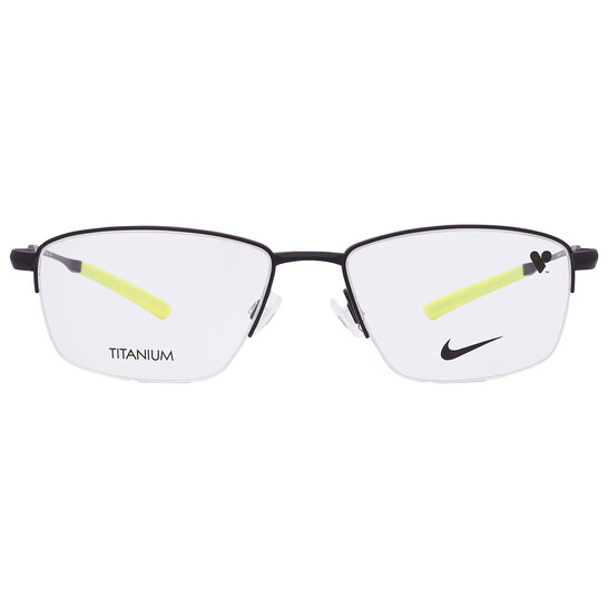 Nike Demo Rectangular Titanium Men's Eyeglasses NIKE 6045 002 54 ...