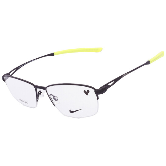 Nike Demo Rectangular Titanium Men's Eyeglasses NIKE 6045 002 54 ...