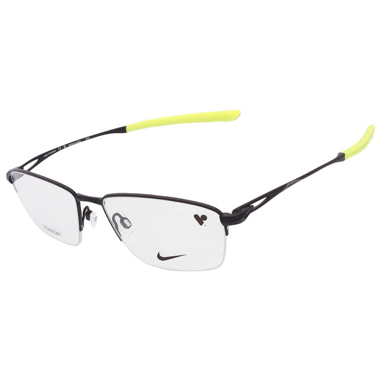 Nike Demo Rectangular Titanium Men's Eyeglasses NIKE 6045 002 56 ...