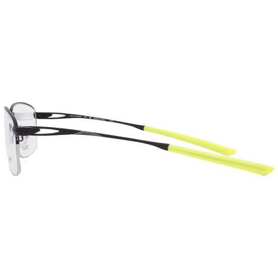 Nike Demo Rectangular Titanium Men's Eyeglasses NIKE 6045 002 56 ...