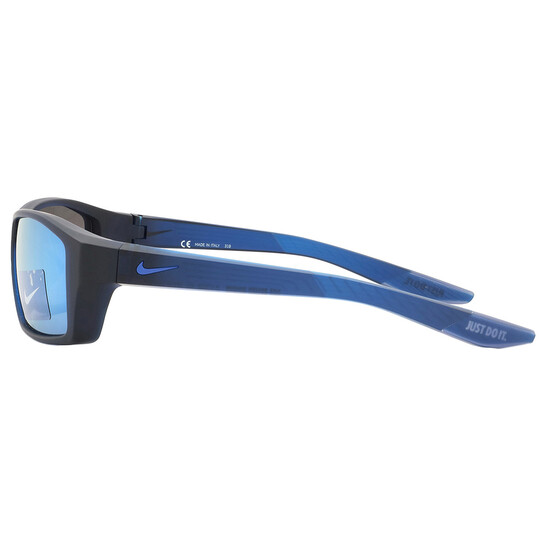 Nike Frozen Blue Mirror Rectangular Men's Sunglasses NIKE BRAZEN SHADOW ...