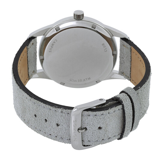 Nomos Club 38 Campus Hand Wind Cream Coral Dial Men's Watch 725 - Watches, Club - Jomashop