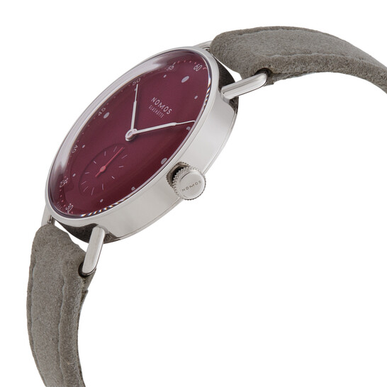 Nomos Metro 33 Automatic Muted Red Dial Watch 1123 - Watches, Metro ...