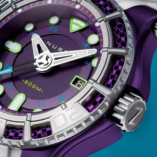 Nubeo Manta Purple Dial Men's Watch NB-6120-08 194595078800 - Jomashop