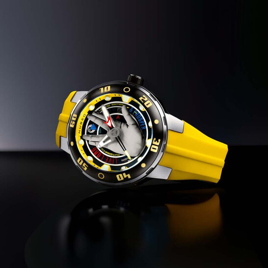 Nubeo Mariner Yellow Dial Men's Watch NB-6122-01 194595079326 - Watches ...