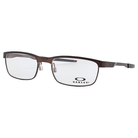 Oakley Steel Plate Demo Rectangular Men's Eyeglasses OX3222 322208 52 ...