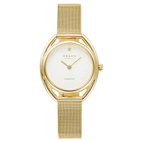 Obaku Juvel Quartz White Dial Ladies Watch V286LXGIMG 889034808659 ...