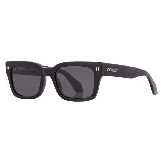Off-White MIDLAND Dark Grey Square Unisex Sunglasses OERI108 1307 53 ...