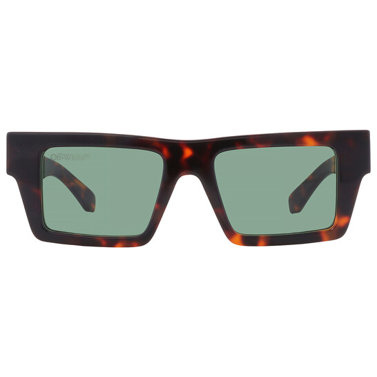 Off-White Nassau Dark Green Browline Unisex Sunglasses OERI028 6055 51 ...