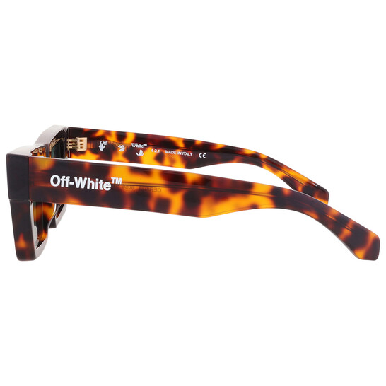 Off-White Nassau Dark Green Browline Unisex Sunglasses OERI028 6055 51 ...
