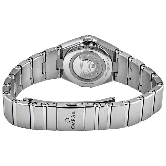 Omega Constellation Manhattan Diamond Silver Dial Ladies Watch 131.10 ...