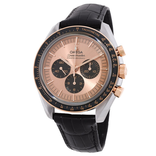 Omega Speedmaster Moonwatch Chronograph Hand Wind Chronometer Pink Dial ...