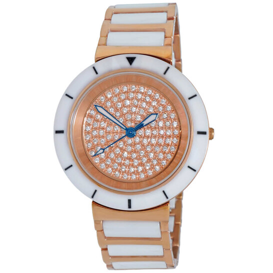 Oniss Toulon Rose Gold-tone Dial Ladies Watch ON7262 815096402016 ...