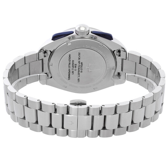 Bulova Open Box - Bulova Lunar Pilot Archive Chronograph Quartz Silver ...