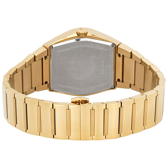 Bulova Open Box - Bulova Quartz Black Dial Gold-tone Men's Watch 97A164 ...