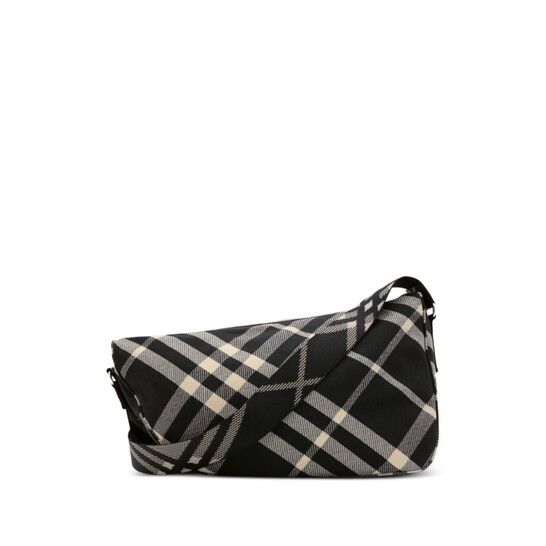 Burberry Open Box - Burberry Large Shield Checked Messenger Bag 8089304 ...