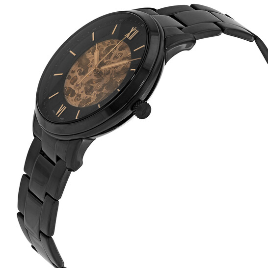 Fossil Open Box - Fossil Neutra Automatic Black Skeleton Dial Men's ...
