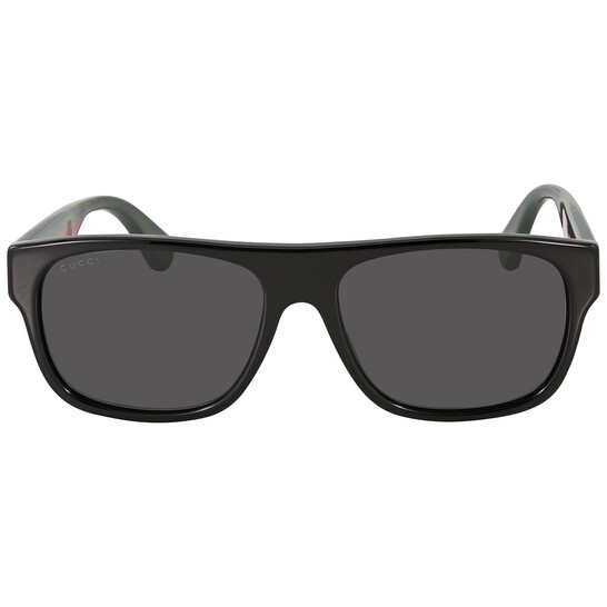 Gucci Open Box - Gucci Grey Square Men's Sunglasses GG0341S 001 56 ...