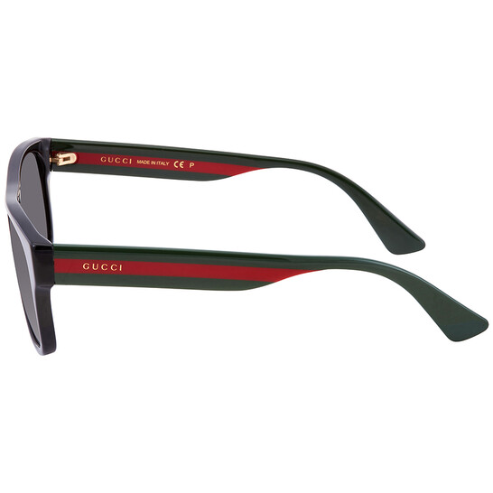 Gucci Open Box - Gucci Polarized Grey Rectangular Men's Sunglasses ...