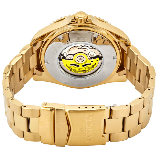 Invicta Open Box - Invicta Pro Diver Automatic Date Blue Dial Yellow ...