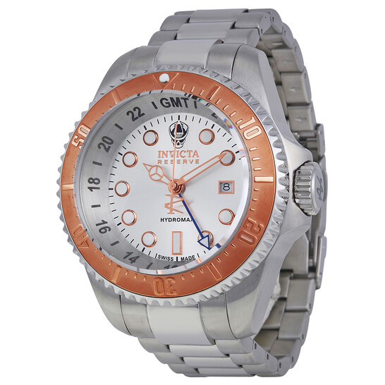 Invicta Open Box - Invicta Reserve Silver Dial Stainless Steel Men's ...