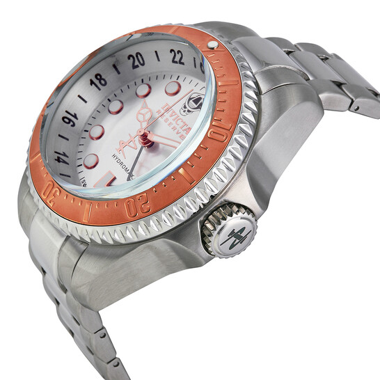 Invicta Open Box - Invicta Reserve Silver Dial Stainless Steel Men's ...