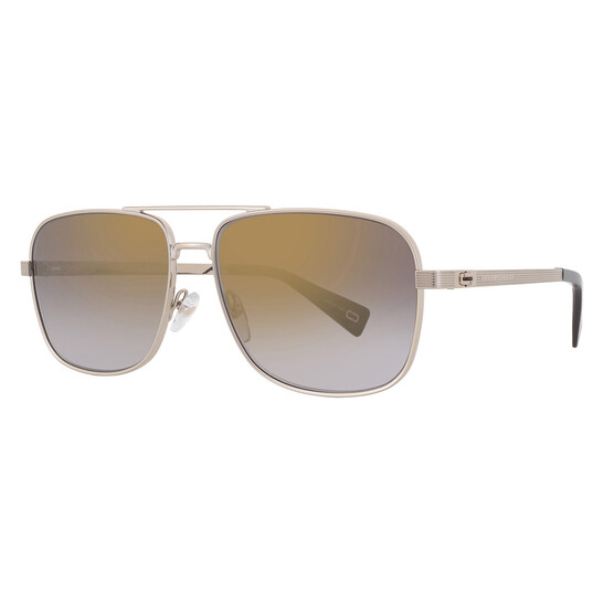 Marc Jacobs Open Box - Marc Jacobs Grey Shaded Gold Navigator Men's ...