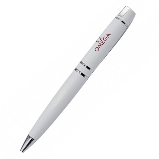 Omega Open Box - Omega Ballpoint Pen Matte White With Package Box OMEGA ...