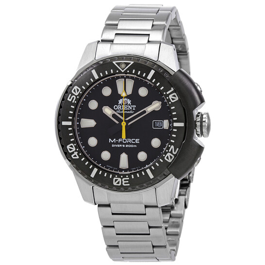 Orient Open Box - Orient M-Force Automatic Black Dial Men's Watch RA ...