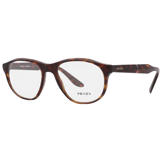 Prada Open Box - Prada Demo Oval Ladies Eyeglasses PR 12SV HAQ1O1 52 ...