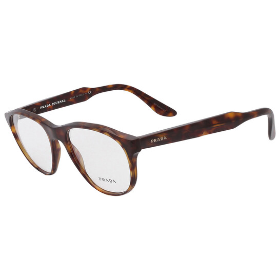 Prada Open Box - Prada Demo Oval Ladies Eyeglasses PR 12SV HAQ1O1 52 ...