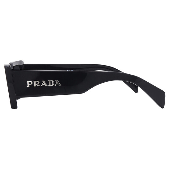 Prada Open Box - Prada Grey Rectangular Ladies Sunglasses PR A07S ...