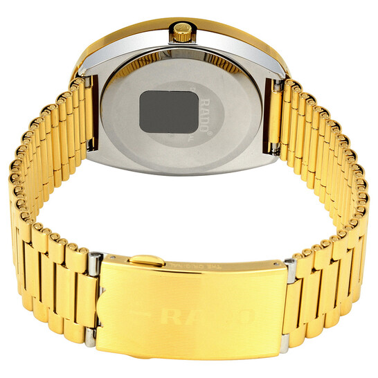 Rado Open Box - Rado Diastar Quartz Diamond Gold Dial Men's Watch ...