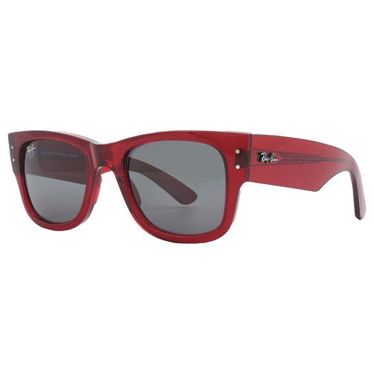 Ray-Ban Open Box - Ray Ban Mega Wayfarer Bio Based Dark Grey Square ...