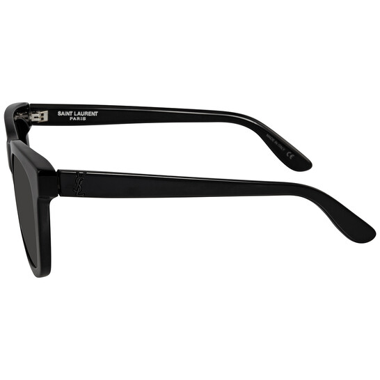 Saint Laurent Open Box - Saint Laurent Grey Square Unisex Sunglasses SL ...