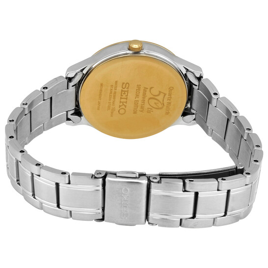 Seiko Open Box - Seiko Essentials Quartz Champagne Dial Ladies Watch SXDH04P1 - Watches ...