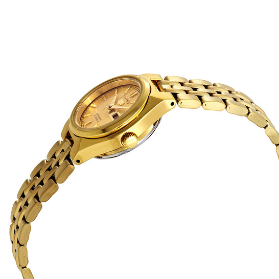 Seiko Open Box - Seiko Series 5 Automatic Gold Dial Ladies Watch SYMA04 ...