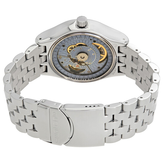 Swatch Open Box - Swatch Boreal Automatic Blue Dial Men's Watch YIS401G ...