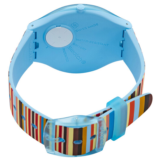 Swatch Open Box - Swatch Skinstripes Light Grey Dial Unisex Watch ...