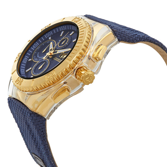 Technomarine Open Box - TechnoMarine Cruise BlueRay Chronograph Blue ...
