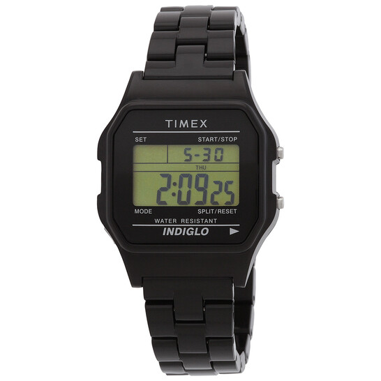 Timex Open Box - Timex Classic Quartz Digital Black Dial Watch ...
