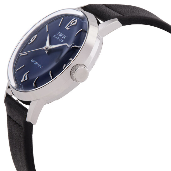 Timex Open Box - Timex Marlin Automatic Blue Dial Men's Watch ...