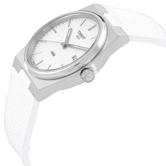 Tissot Open Box - Tissot PRX Quartz White Dial Men's Watch T137.410.17 ...