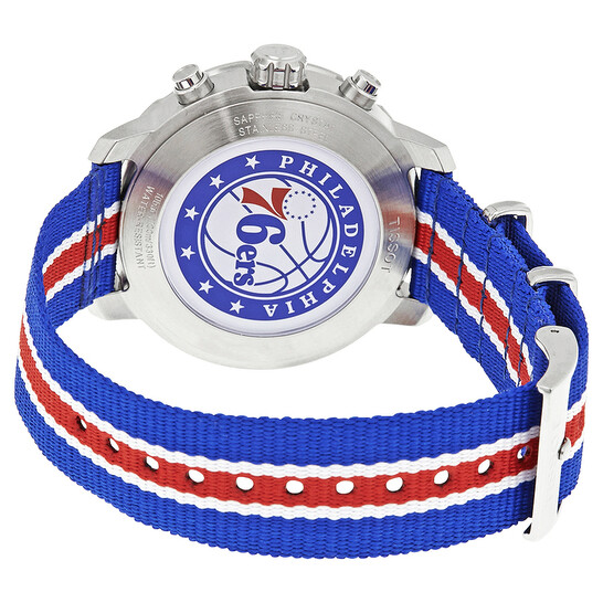 Tissot Open Box - Tissot Quickster NBA Philadelphia 76ers Chronograph ...