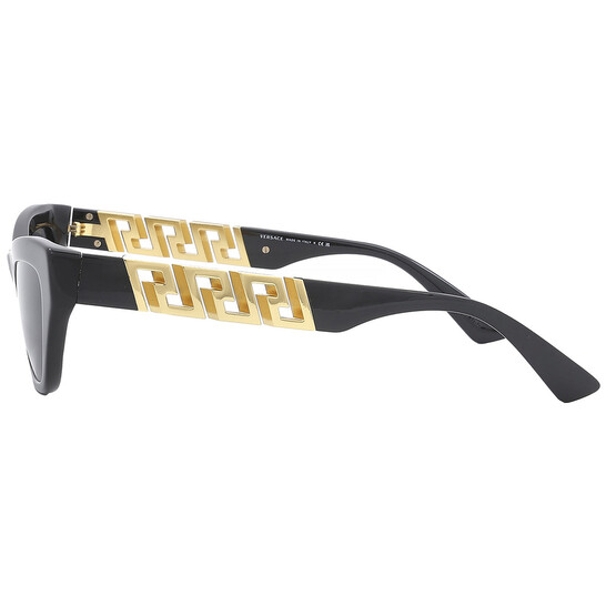 Versace Open Box - Versace Dark Gray Cat Eye Ladies Sunglasses VE4419 ...