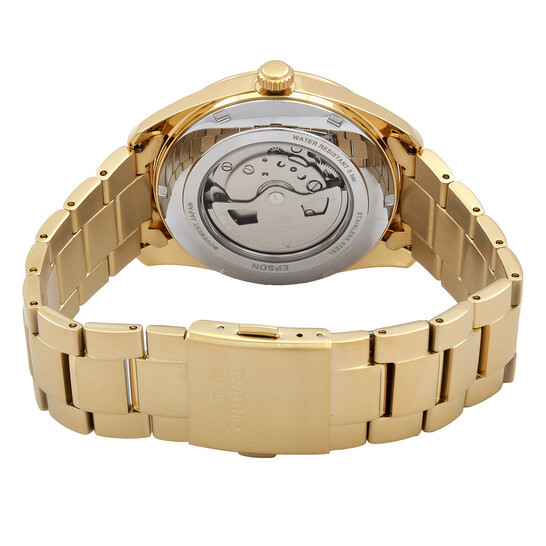 Orient Contemporary Semi Skeleton Automatic White Dial Men's Watch RA ...