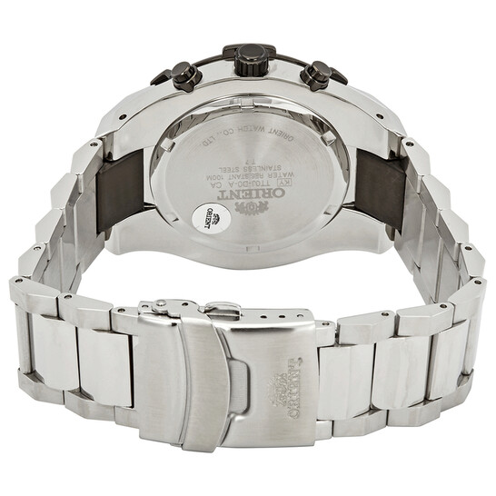 Orient Leader Chronograph Black Dial Men's Watch FTT0J001B0 ...