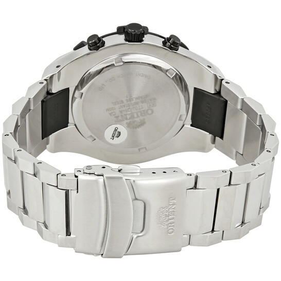 Orient Leader Chronograph Silver Dial Men's Watch FTT0J003W0 ...