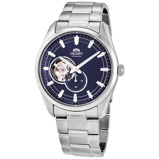 Orient Open Heart Blue Dial Stainless Steel Men's Watch RA-AR0003L10B ...