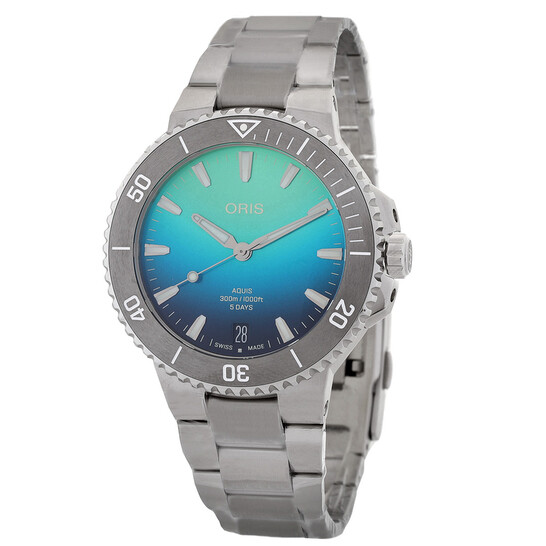 Oris Great Barrier Reef Limited Edition IV Automatic Blue Dial Watch 01 ...
